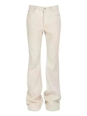 Rick Owens Bolans Flared Denim Trousers - Neutrals