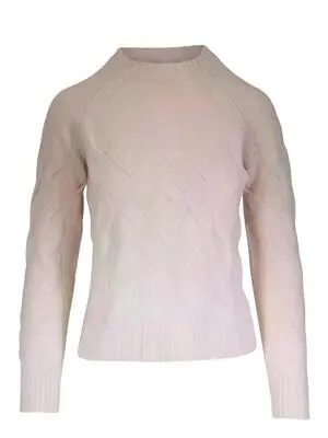 Kinross Cashmere Cable-knit Gradient Sweater - Neutrals
