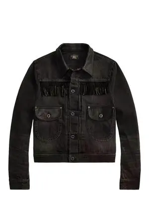 Ralph Lauren Fringed Jacket - Black