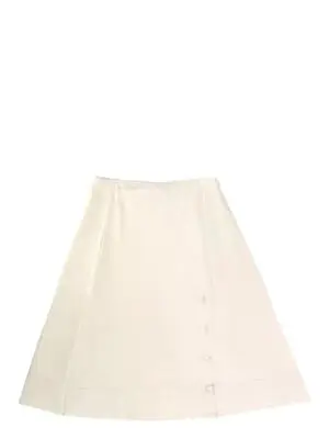 JIL SANDER Buttoned Midi Skirt - Neutrals