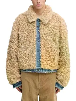 DAILY PAPER Reversible Faux-fur Jacket - Blue