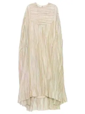 SHATHA ESSA Embroidered Caftan - Neutrals