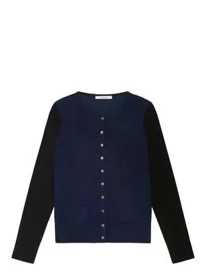 Malìparmi Pocket Button Cardigan - Blue