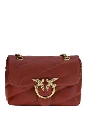 Pinko Baby Love Quilted Shoulder Bag - Red