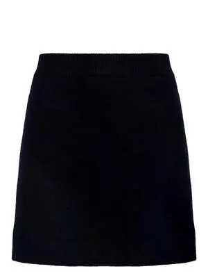 LISA YANG Clare Ribbed Mini Skirt - Blue
