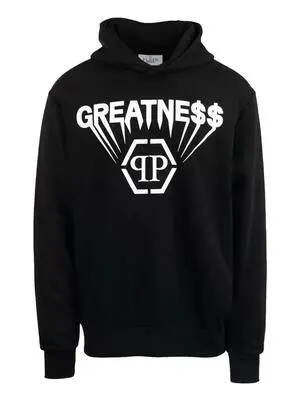 Philipp Plein Printed Hoodie - Black