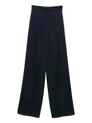 Max Mara Msecono Pleated Trousers - Blue