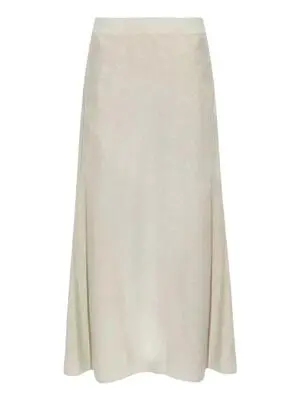 LISA YANG Torie Midi Skirt - Neutrals