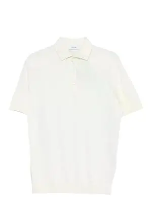 LARDINI Short-sleeve Polo Shirt - White