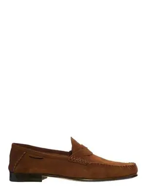 TOM FORD Penny-detail Loafers - Brown