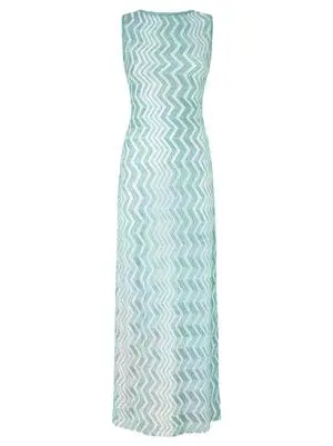 Missoni Chevron Midi Dress - White