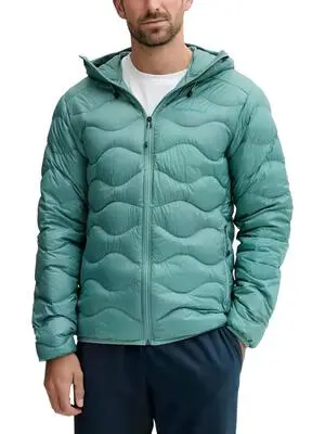 PEAK PERFORMANCE Helium Quilted Hooded Jacket - Blue