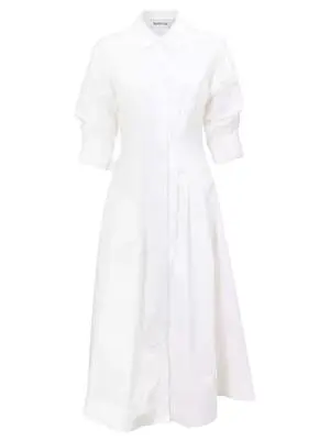 Simkhai Jazz Shirt Dress - White