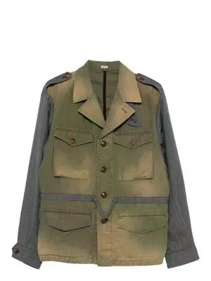 KHOKI Paneled Jacket - Green