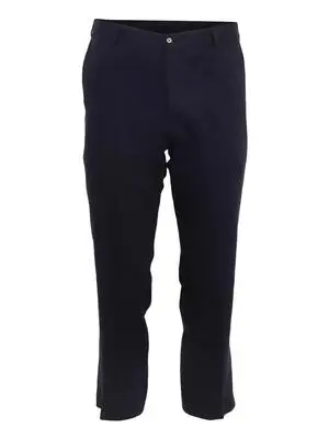 Ralph Lauren Mid-waist Cropped Trousers - Blue