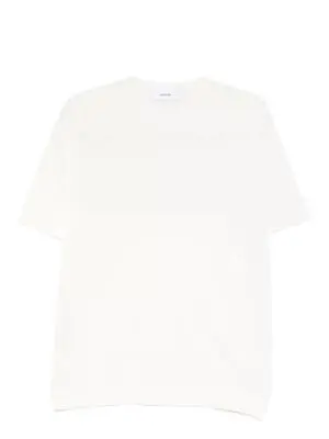 LARDINI Crew-neck T-shirt - Neutrals