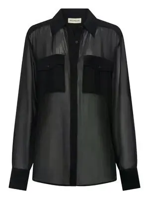 NICHOLAS Shirt With Chest Pockets - Black