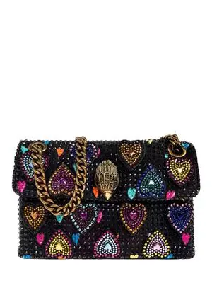 Kurt Geiger Mini Kensington Heart-motif Shoulder Bag - Black