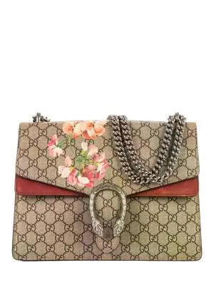 Gucci Medium Blooms Dionysus Chain-strap Shoulder Bag - Neutrals