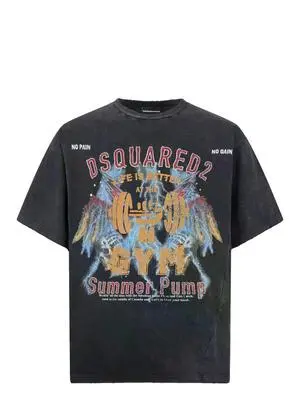 Dsquared2 Rock Wash Iron Shortsleeved T-shirt - Grey