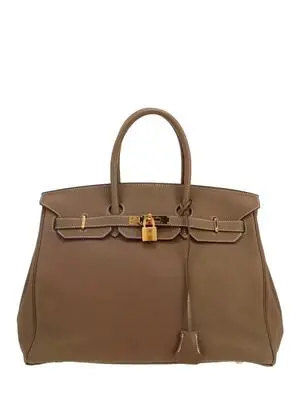 Hermès 2023 35 Birkin Tote Bag - Brown