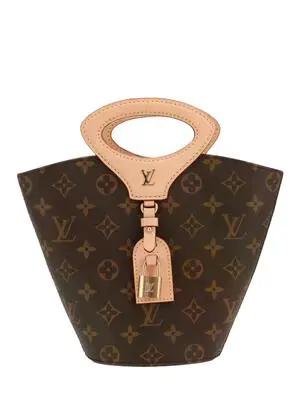 LOUIS VUITTON 2020s Bb Rivage Monogram Bucket Bag - Brown