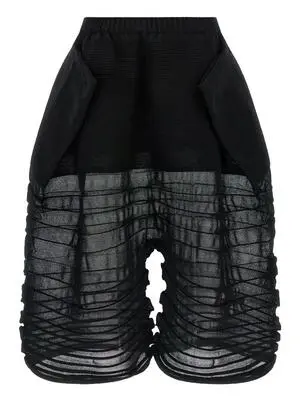 Issey Miyake Elasticated Shorts - Black