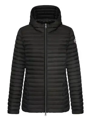 COLMAR Quilted Hooded Puffer Jacket - Black