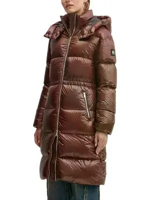 Moose Knuckles Padded Hooded Jacket - Brown
