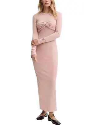 Nanushka Twisted Long-sleeved Dress - Pink