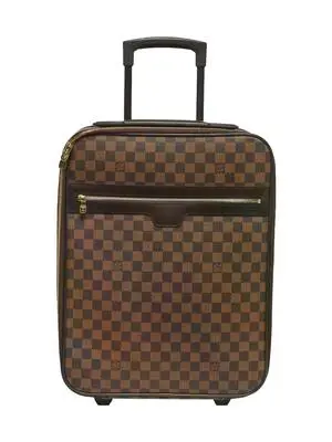 LOUIS VUITTON 2005 45 Pegase Damier Ebéne Canvas Luggage - Brown