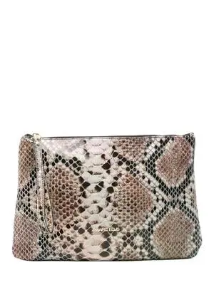MARC ELLIS Amaya M Snake-Effect Clutch Bag