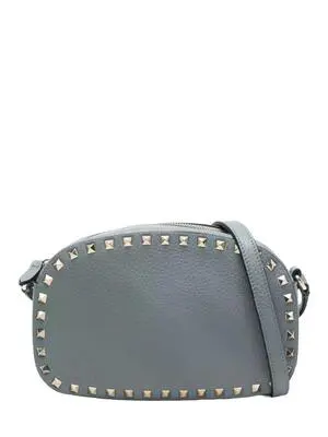 Valentino Garavani Rockstud Embellished Cross Body Bag - Blue