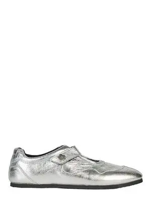 Cecilie Bahnsen Cosmo Flower Detail Sneakers - Silver