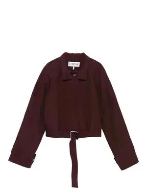 Loewe Belted Jacket - Red