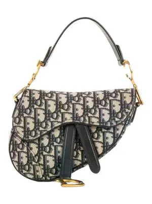Dior Mini Saddle Oblique Shoulder Bag - Neutrals