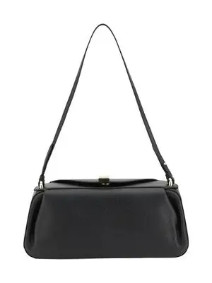 Yuzefi Pebble-grain Shoulder Bag - Black