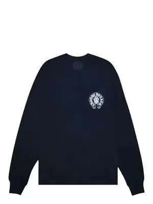 Chrome Hearts Flag Long-sleeved T-shirt - Black