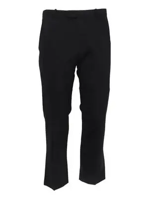 Theory Regular Fit Cropped Trousers - Black