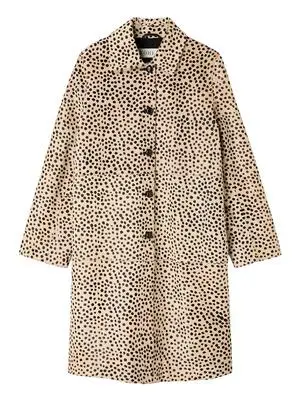 RÃHE Cheetah Pony Hair Coat - Leopard