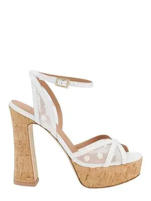 MALONE SOULIERS Sylvie Platform Sandals - White/white