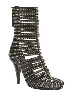 Givenchy Cage Embellished Ankle Booties - Black