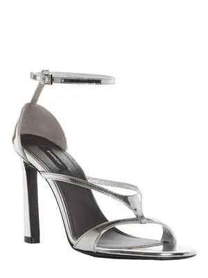 Givenchy Naked Mirror-effect Sandals - Silvery Grey