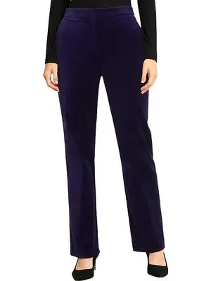 HOBBS LONDON Heather Velvet Pants - Midnight Purple