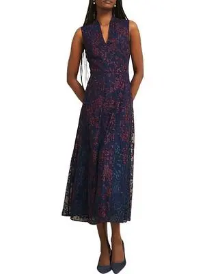 HOBBS LONDON Quin Dress - Midnight Red