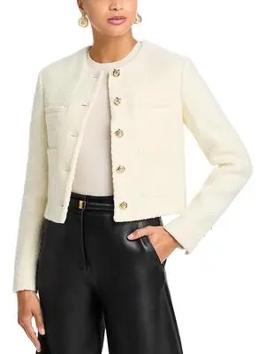 Altuzarra Beanie Cropped Jacket - Ivory