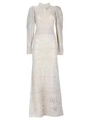 Isabel Marant Dione Crochet Dress - Ivory