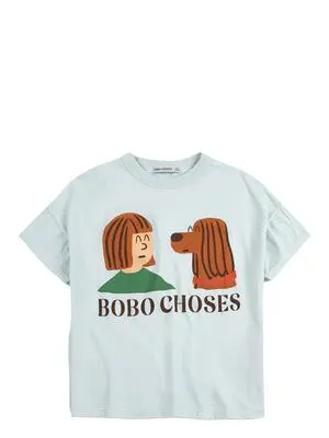 BOBO CHOSES T-shirt - Azure