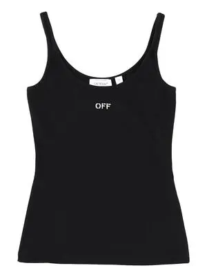Off-White Logo Tank Top - Black