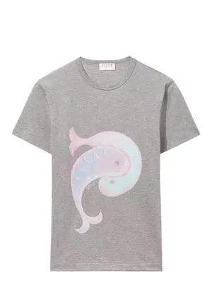 Emilio Pucci Logo-print Cotton T-shirt - Grey